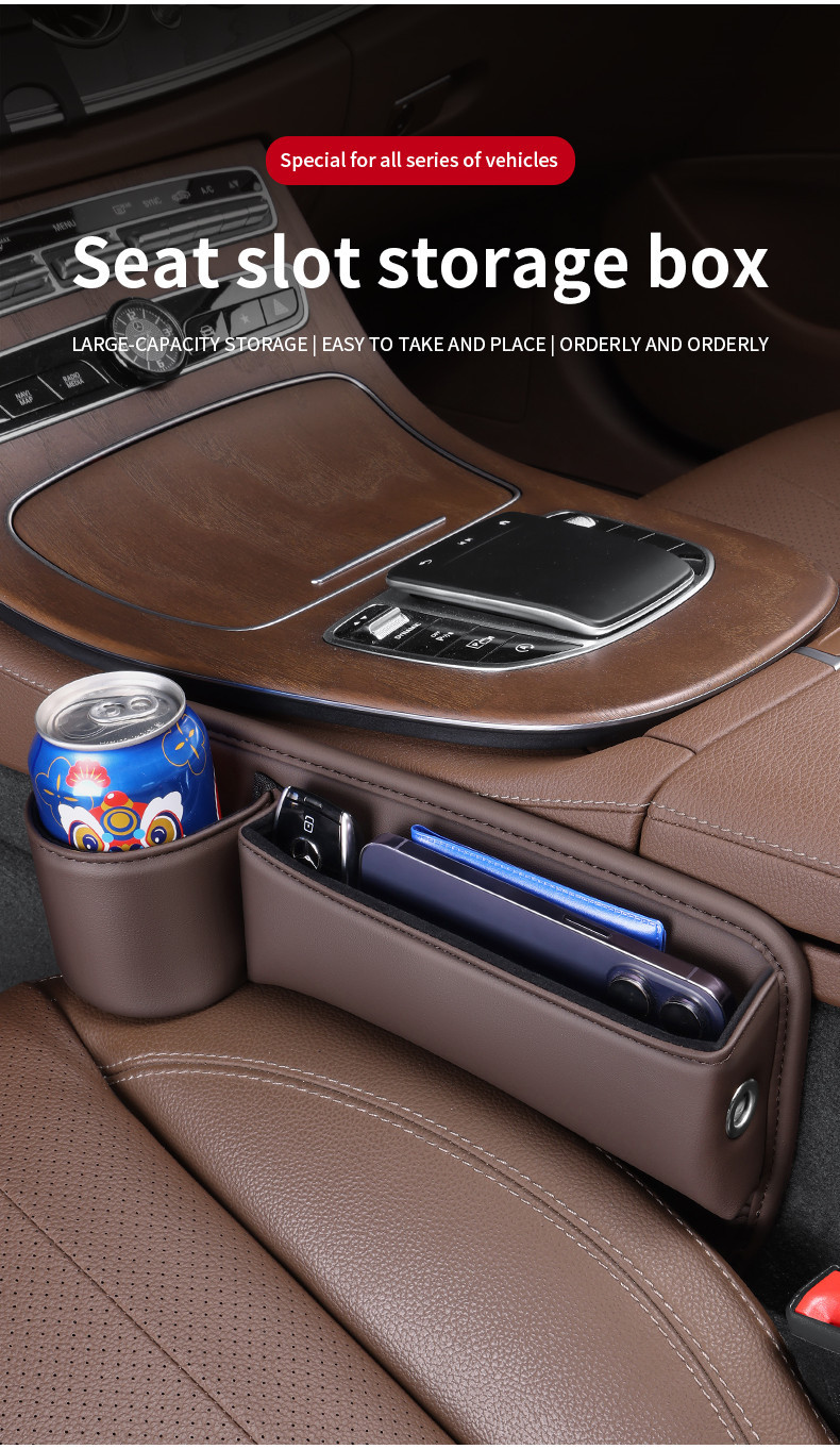 Car Special Seat Crevice Storage Box Seat Slit Catcher Organizer for ...