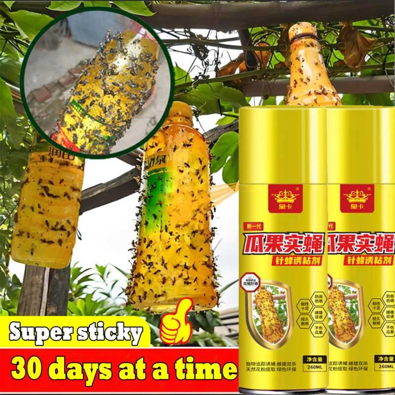 Super sticky for 30 days at a time Fruit fly trap attractive Wind rain ...