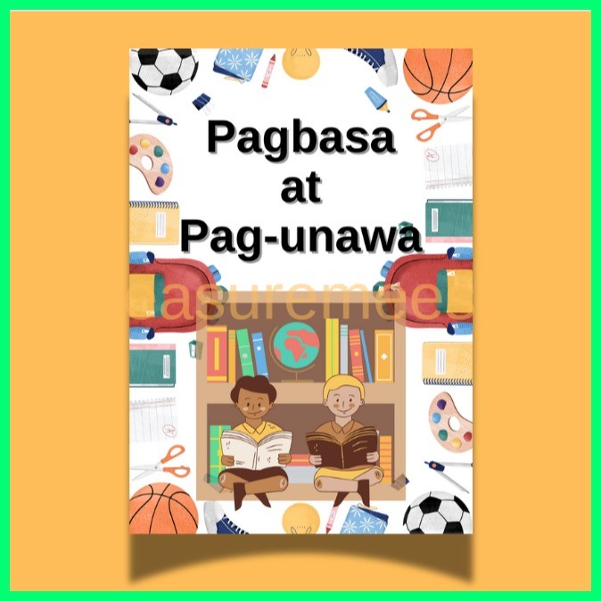 Pagbasa at Pagunawa Tagalog Filipino reading and comprehension Printed ...