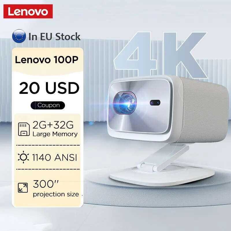 W Lenovo 100P 4K WIFI Android Auto Focus Outdoor Full HD Video Movie ...