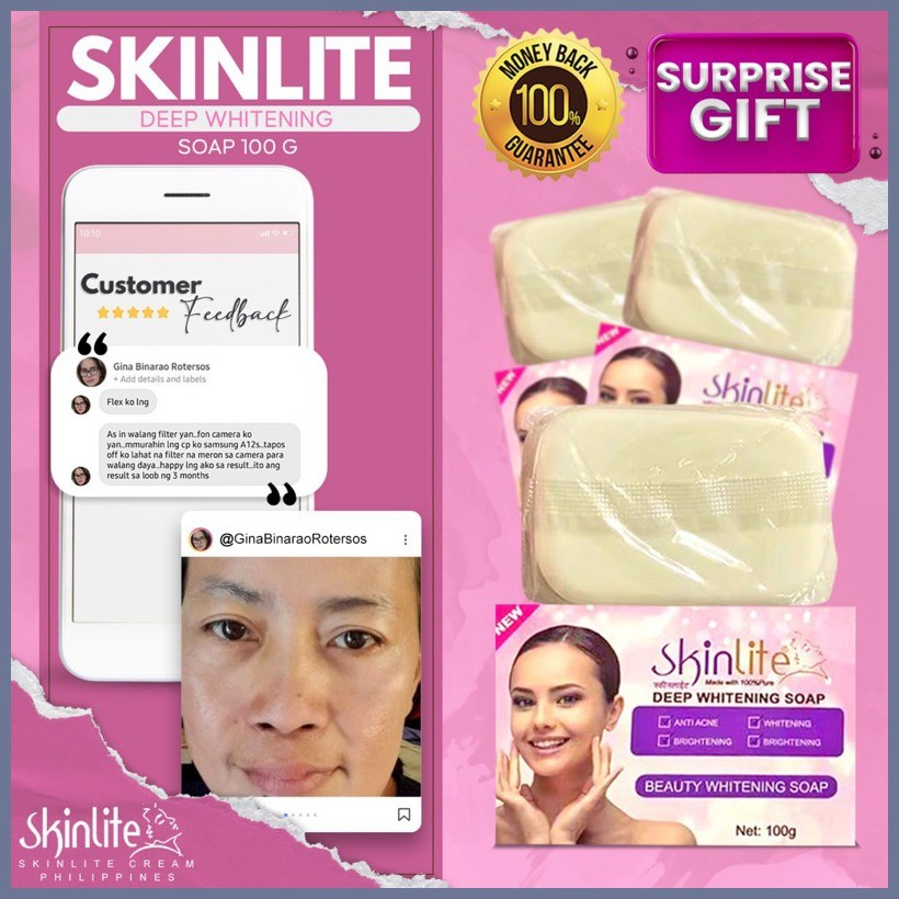∩ EXP DATE: 05/30/2026 | SKINLITE BEAUTY WHITENING SOAP Made in India ...