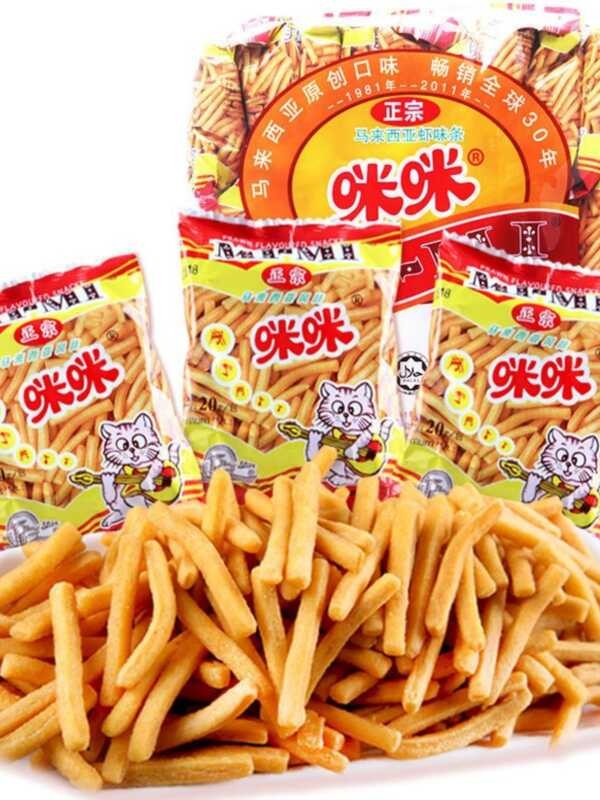 Authentic Malaysia Mimi Shrimp Chips Crab Flavor Granules Puff Gift ...