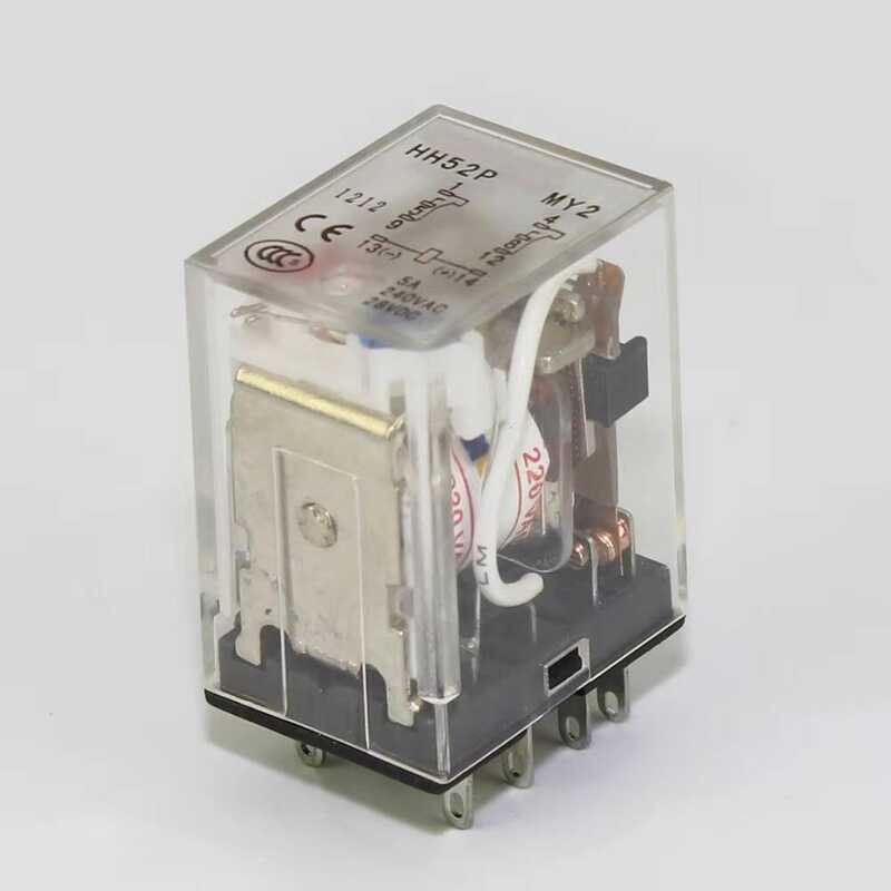 Transparent Bipolar Solid State Relay 24Vac With Red LED Indicator And ...