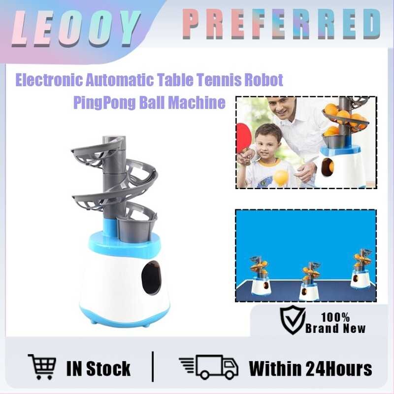 Table Tennis Server Automatic Robot Pingpong Training Hine With Balls ...