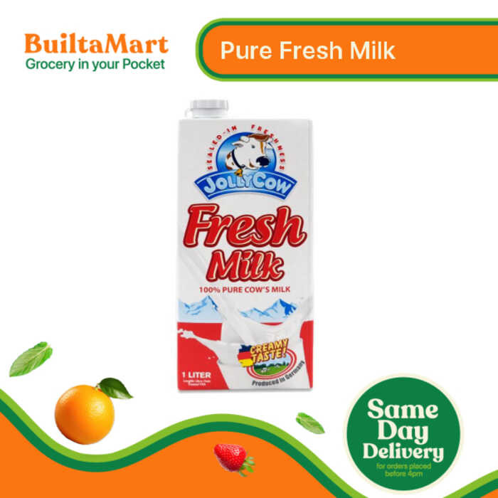 Jolly Cow Pure Fresh Milk (1L) Dhjd 3 | Shopee Philippines