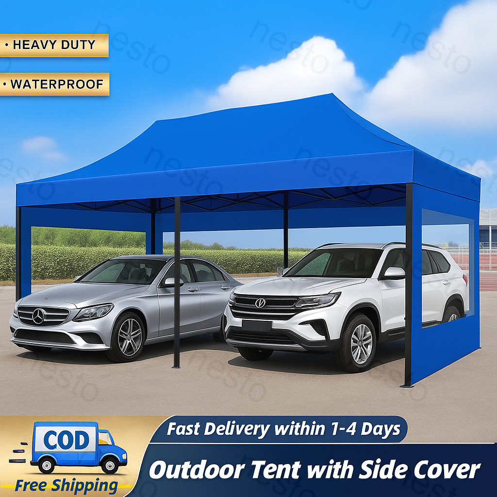 3x6M Retractable Tent Waterproof Heavy Duty Outdoor Tent Adjustable ...