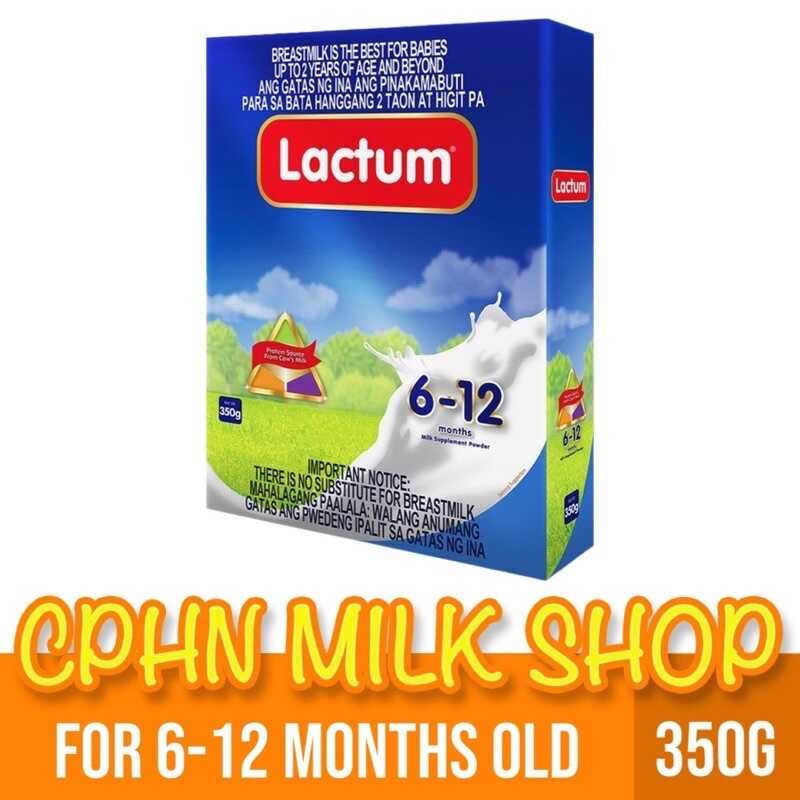 Lactum For 6-12 Months Old 350G Milk Supplement Acb 3B8 | Shopee ...