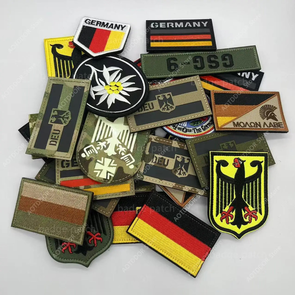 Germany Flag DEU Eagle Reflective Infrared IR Patches German GSG9 ...