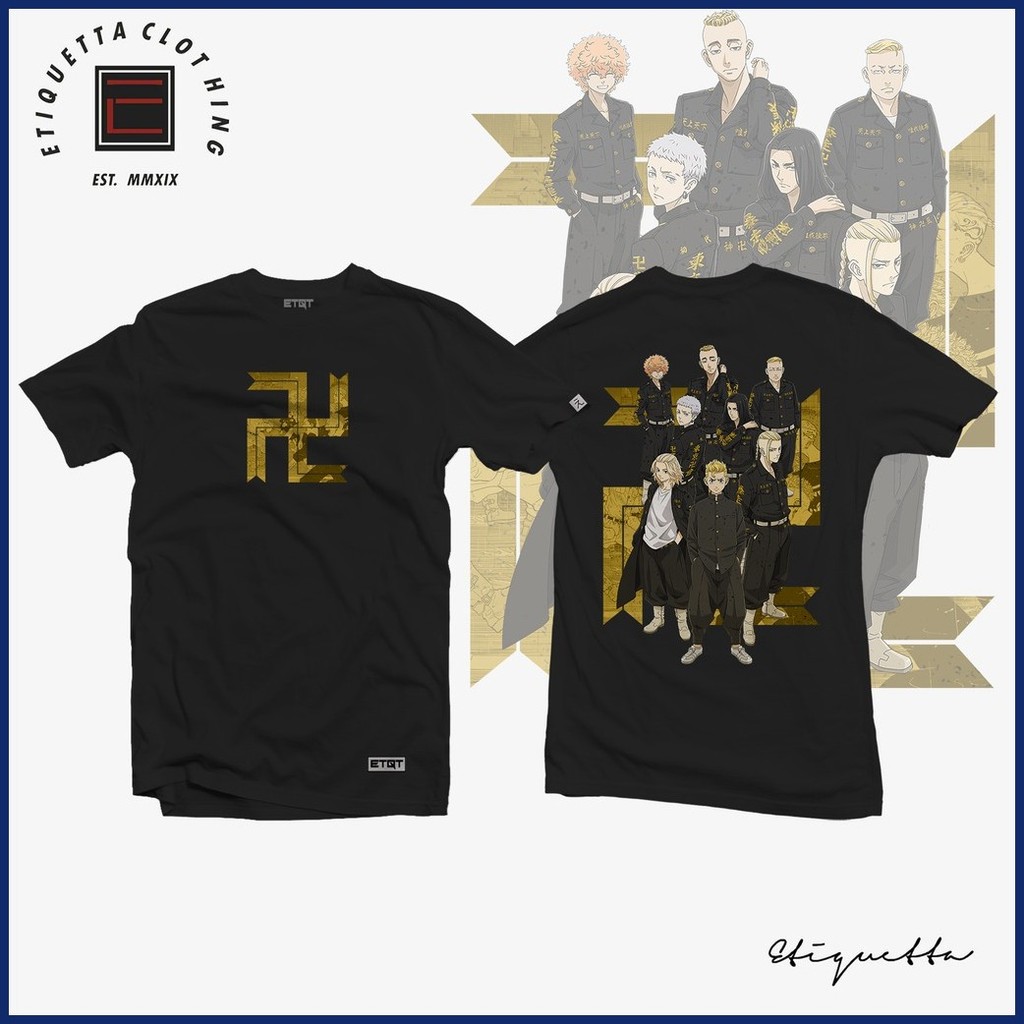 Anime Shirt - ETQTCo. - Tokyo Revenger - Toman Members v2 | Shopee ...