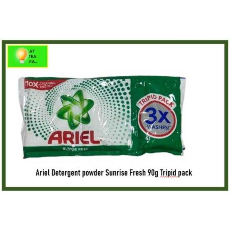 Ariel Detergent Powder Sachet Sunrise Fresh Scent Tripid Pack 90G X3pcs ...