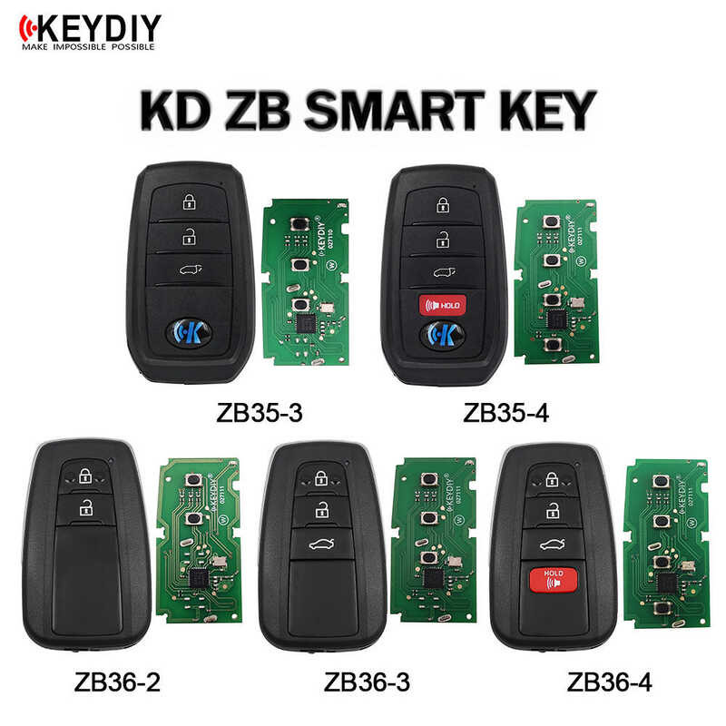 KEYDIY KD Zb35-3/4 Zb36-2/3/4 Smart Key ZB Series Multiple Remotes Kd ...