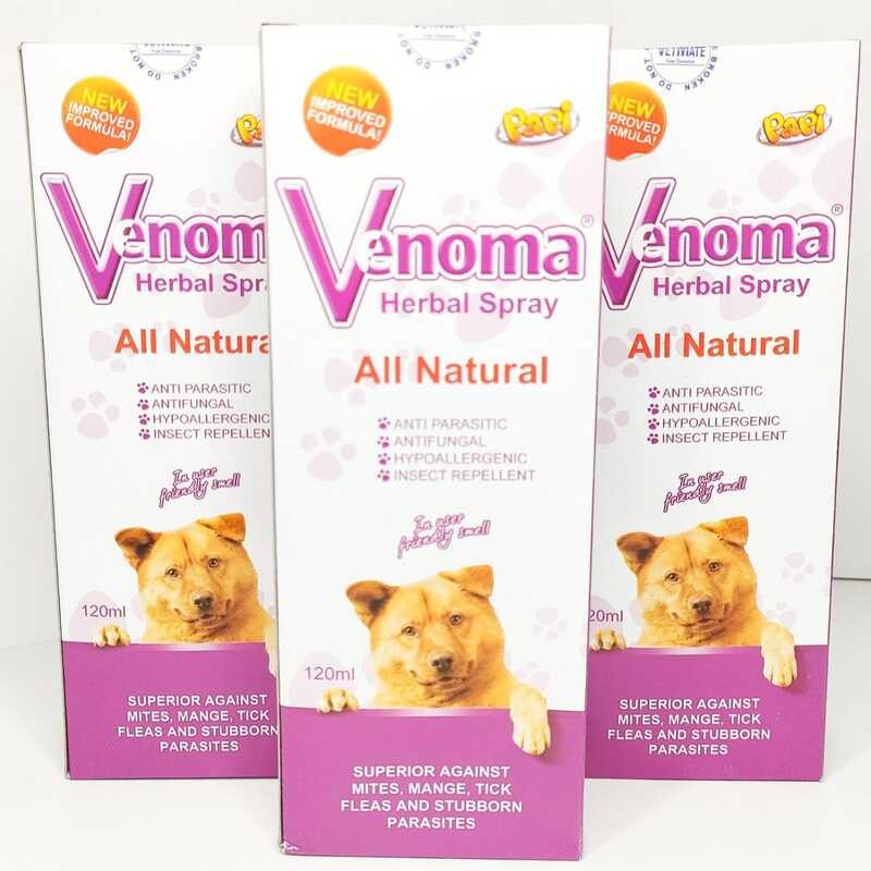 [Cl REYES Agrivet] 3Pcs. Papi Venoma Multi-Purpose Herbal Spray 120Ml ...
