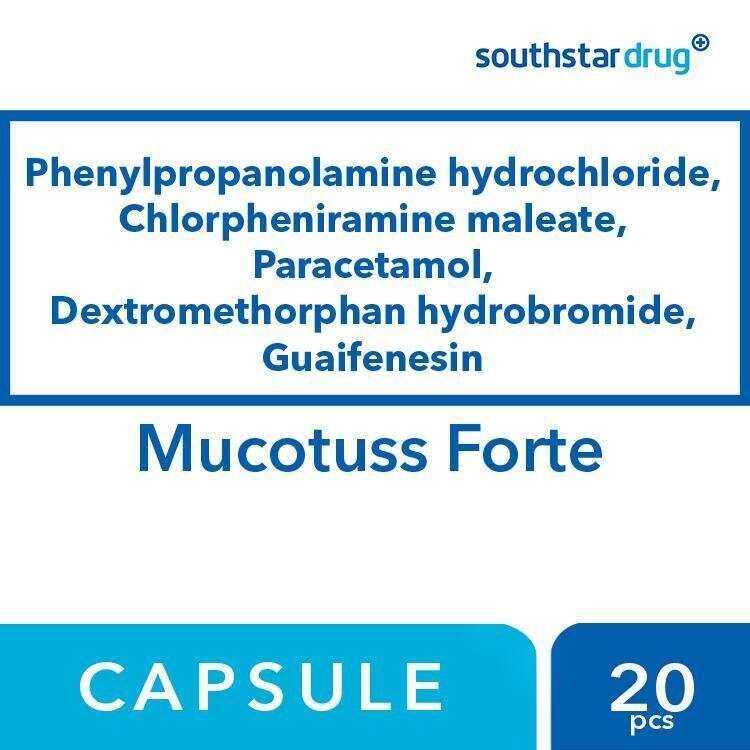 Mucotuss Forte Capsule 20S 071 | Shopee Philippines