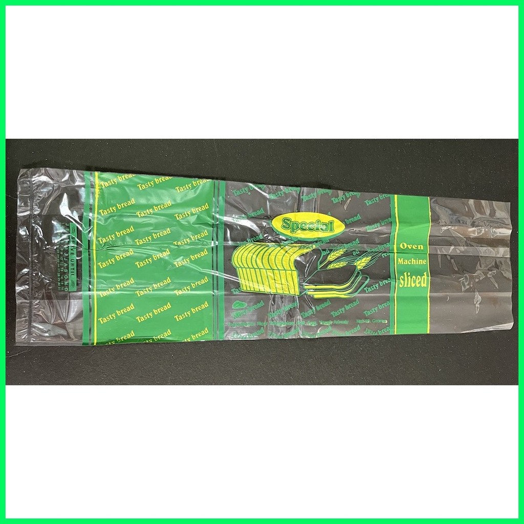 approx. 100 pcs. per pack] 8x16 loaf bread wrapper (plastic) with ...