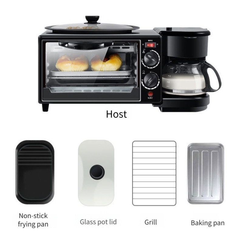 Multi Functional Breakfast Maker Household Three In One Coffee Machine ...