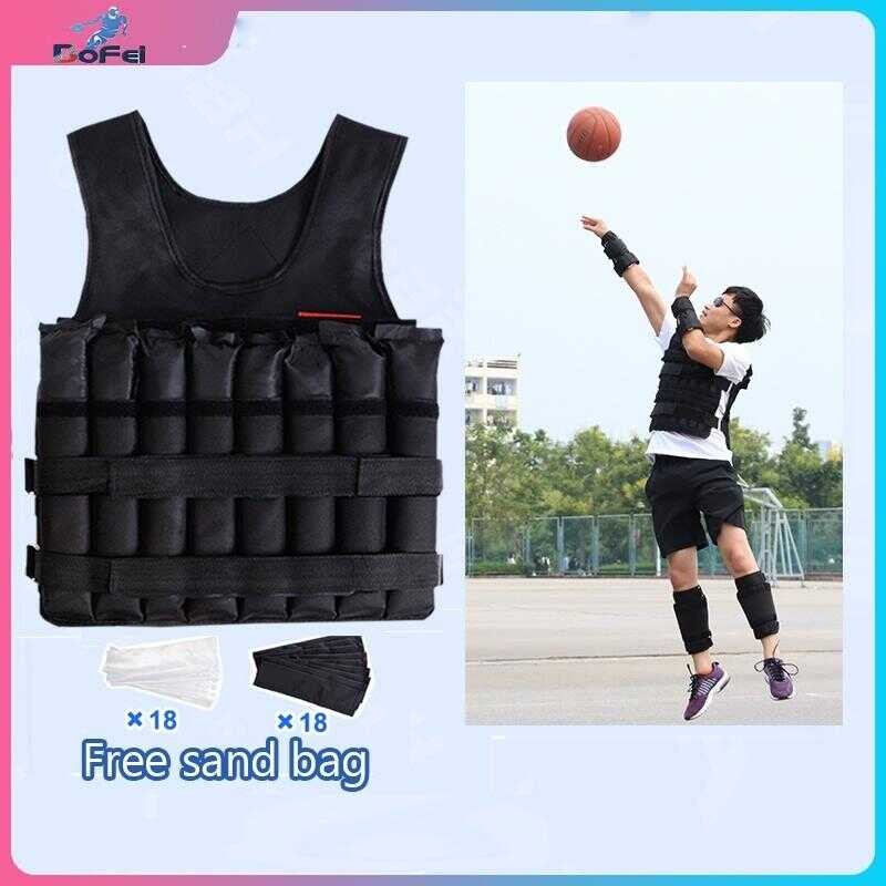 Waist Weighted Vest Adjustable Weights For Runing Basketball Training ...