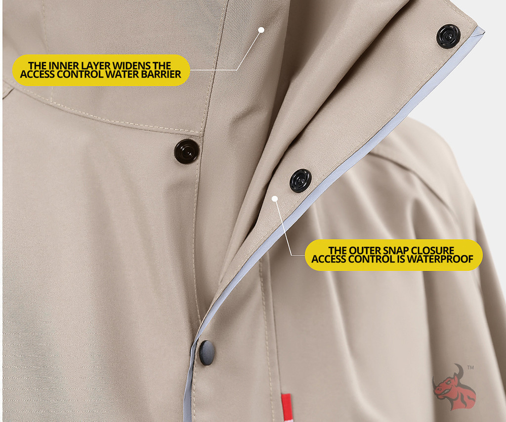 Thickened Adult Waterproof Motorcycle Raincoat Durable Waterproof ...