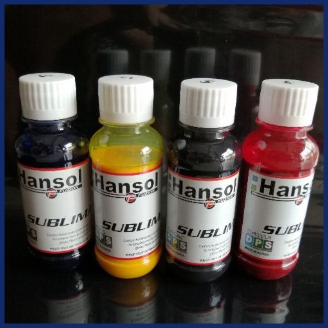 ♟ Original Hansol Sublimation ink 100ml cmyk for inkjet printer ...