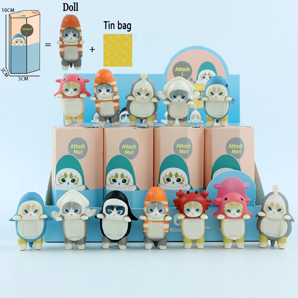 Hippers Sonny Angel Mofusand Phone Shark Cat Series Mobile Phone ...