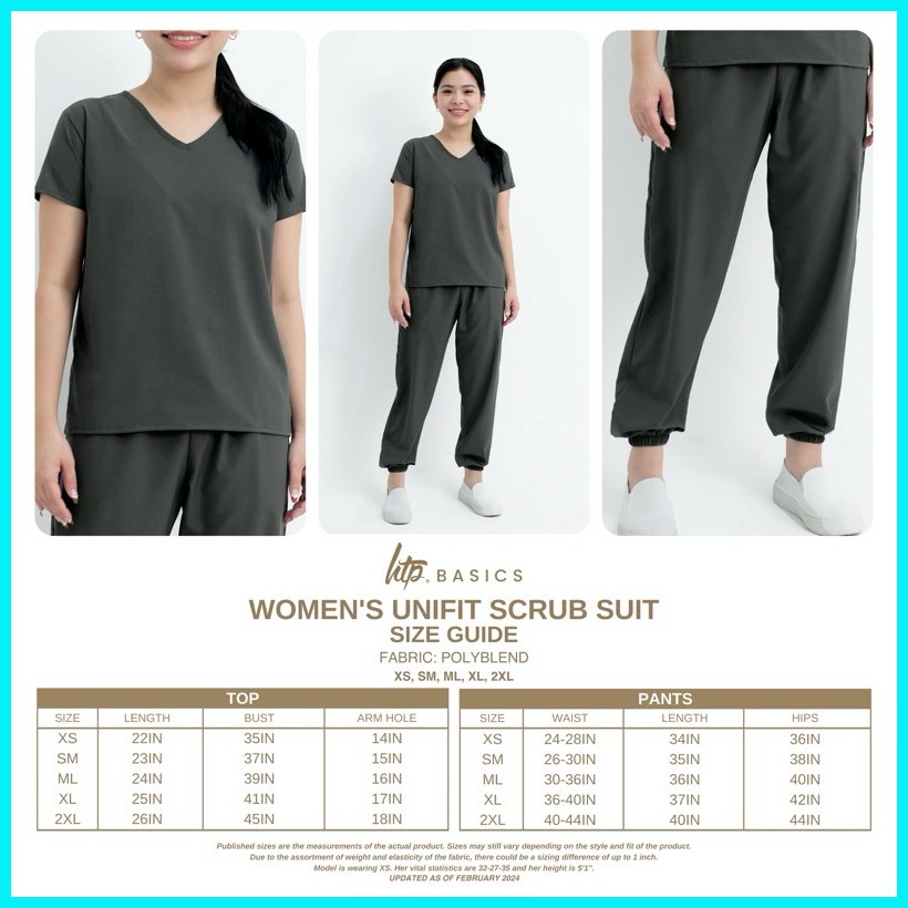 HTP Work Basics Womens Unifit Scrub suit (Original Version-Clearance ...