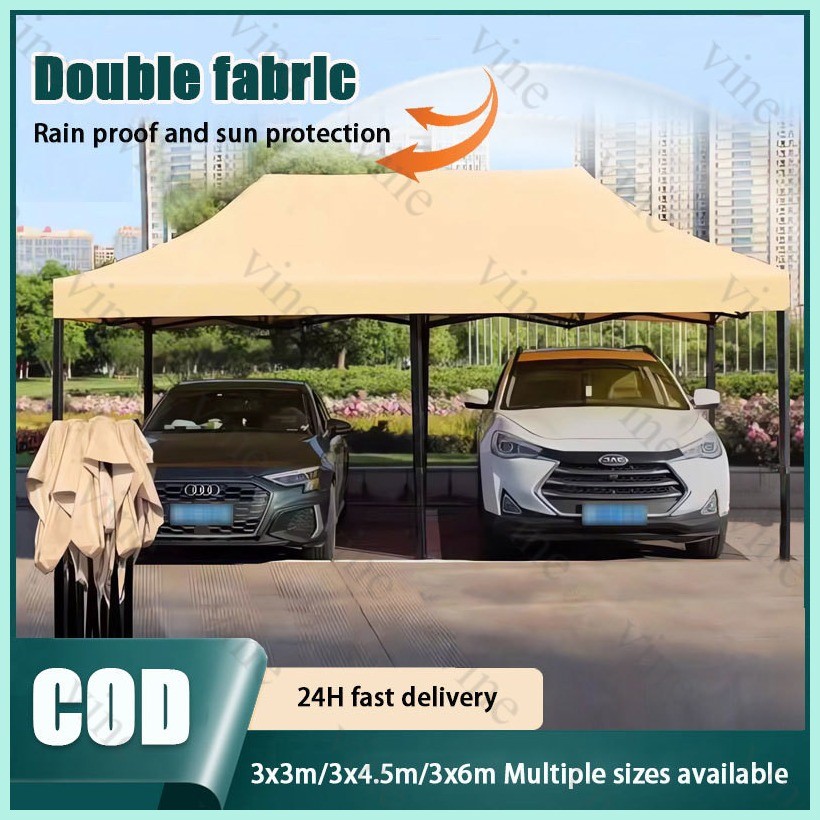 3x6m Car Tent Garage Heavy Duty Outdoor Tent Waterproof Folding ...