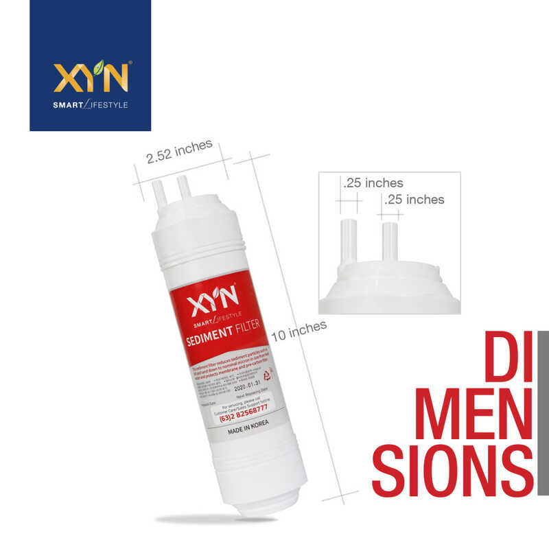 Sediment Filter (For XYN E And ULTRA Series) | Shopee Philippines