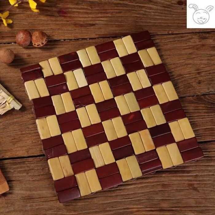 Bamboo Pan Mat Placemats (Small Square) | Shopee Philippines