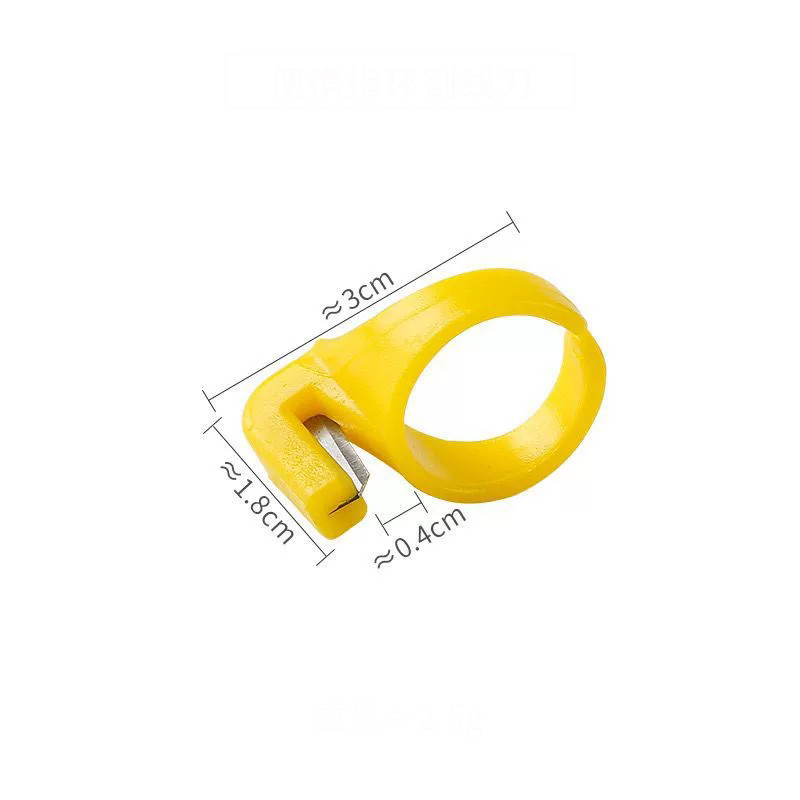 3PCS Plastic Sewing Thread Cutter Ring Finger Knife Cutting Tools ...
