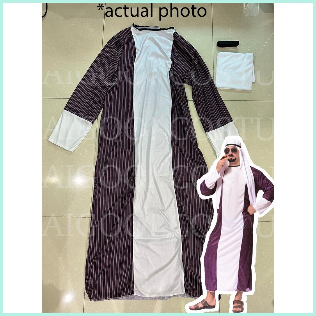United Nations Saudi Arabia Costume for Men UN Arabian Nights Cosplay ...