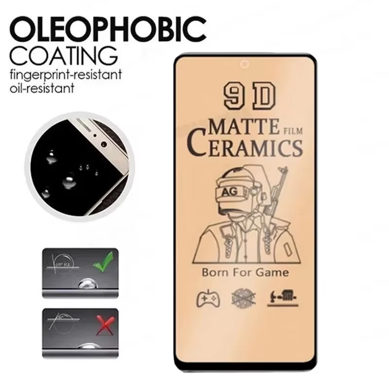 MATTE CERAMIC REDMI 15 15C NOTE 7 8 9 10 11 11S 12 13 14 PRO POCO X3 M3 ...