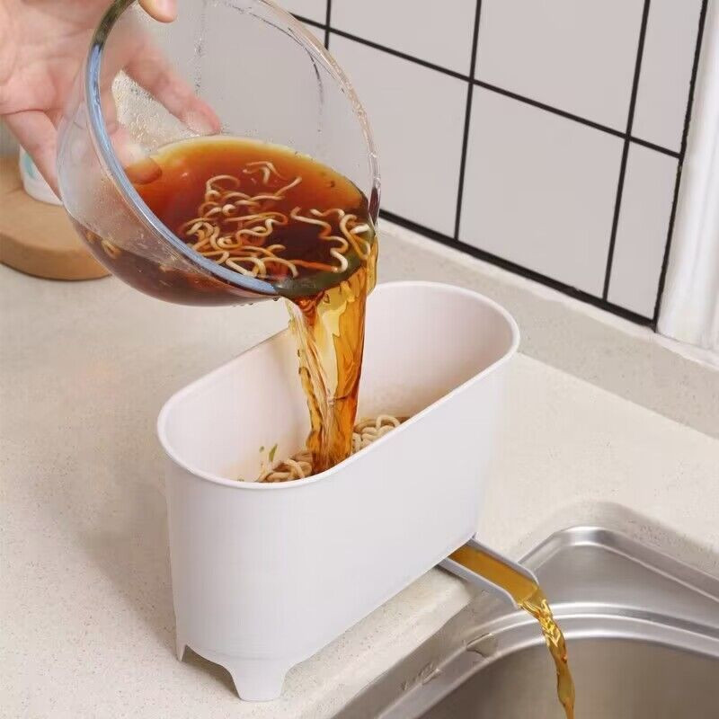 Kitchen Sink Strainer Food Residue Filter Drain Rack Vegetable ...