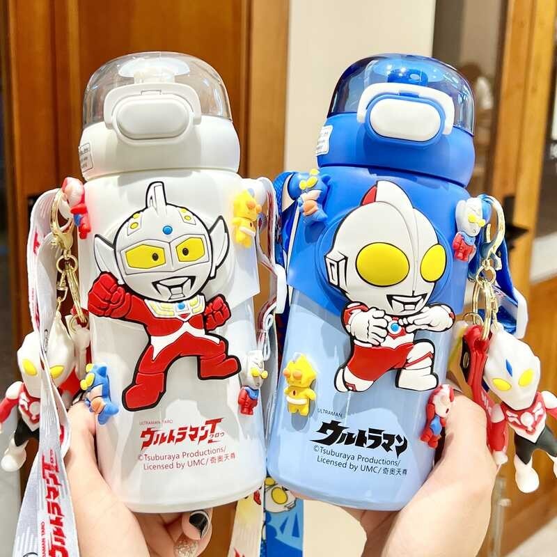 8B Ultraman Children's Insulated 316 Food Grade Primary School Student Straw Cup Word ...