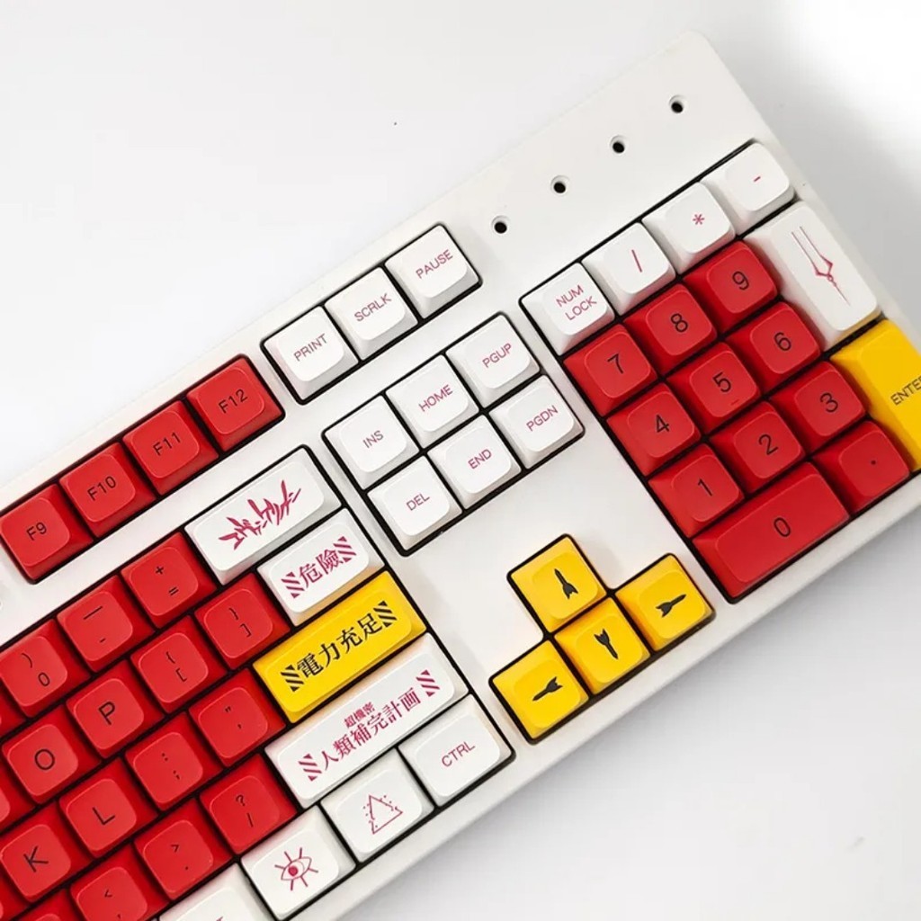 EVA-01 Keycap 新世紀エヴァンゲリオン EVA-02 XDA Profile PBT Five-sided Dye ...