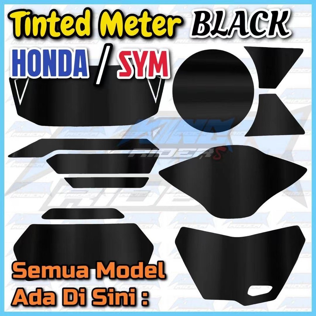 Meter Tinted Black Honda SYM RS150 RSX150 EX5 SM Sport Rider Bonus Wave ...