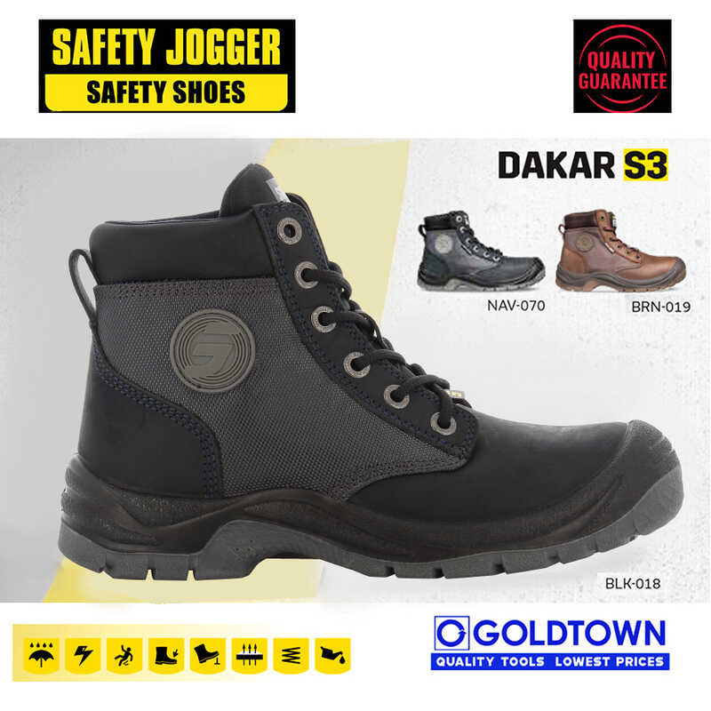 Safety Jogger Dakar S3 High Cut Safety Shoes Work Boot Steel Toe Safety ...