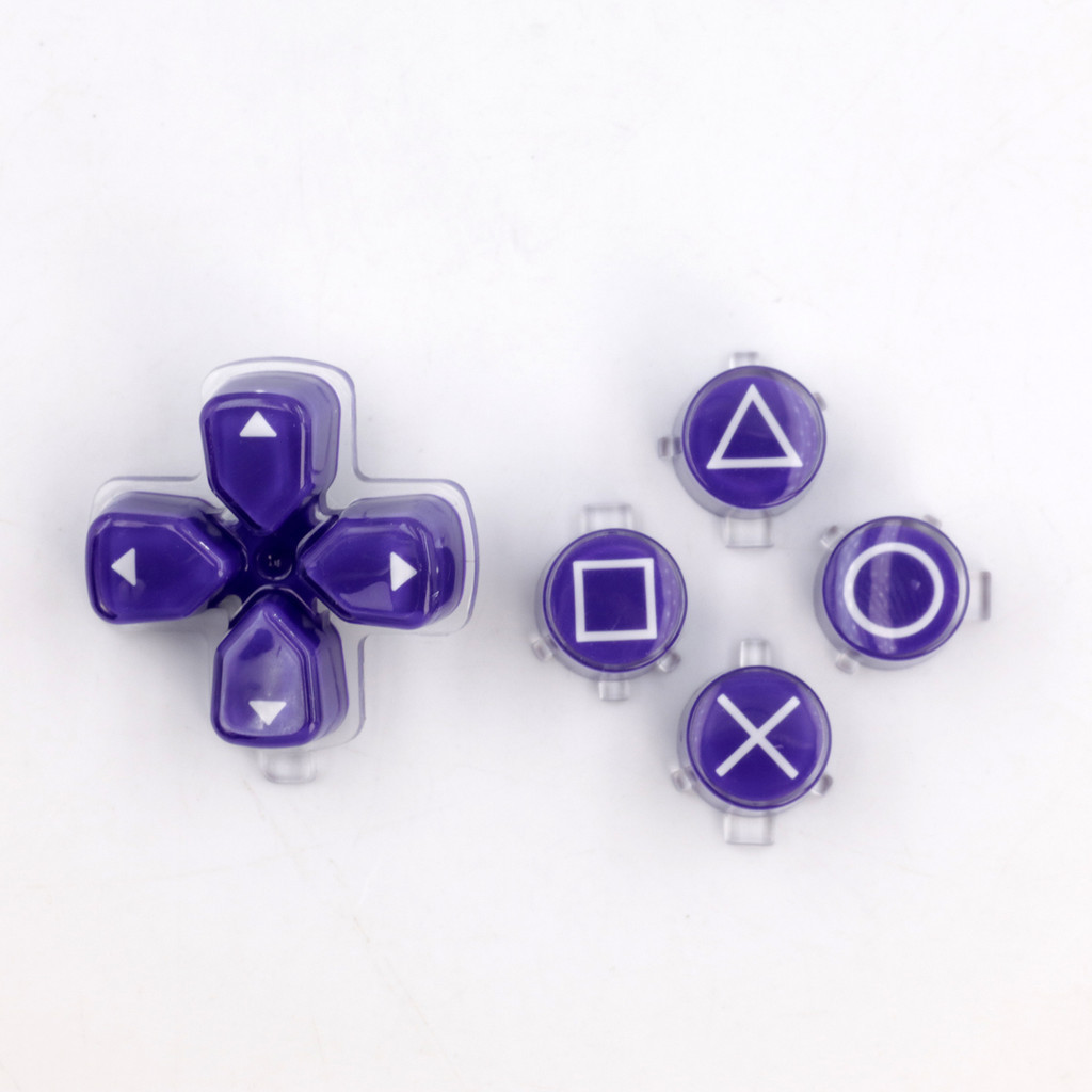 NSLikey ABXY Jelly Buttons for Sony PS5 DualSense Controller ABXY Dpad ...