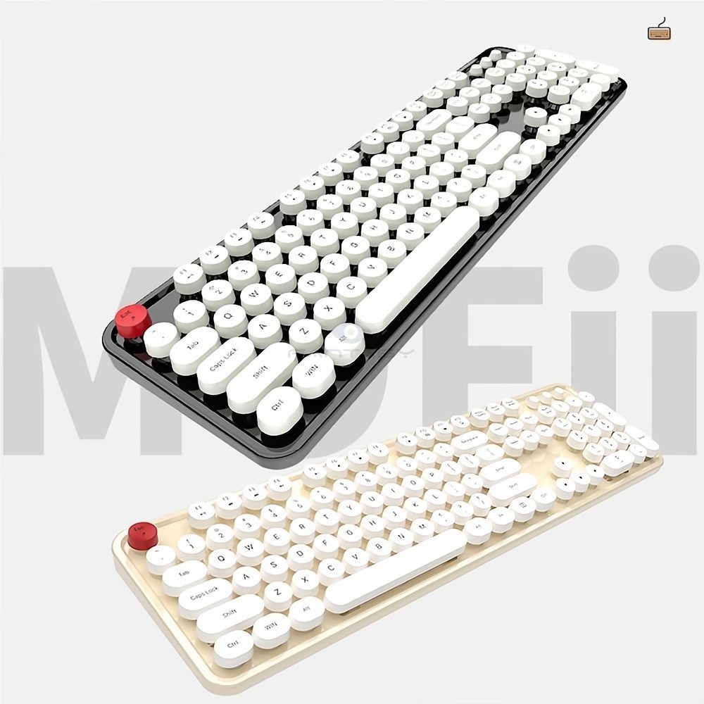Mofii THE RED Retro Wired Keyboard Gaming Keyboard Office Keyboard ...