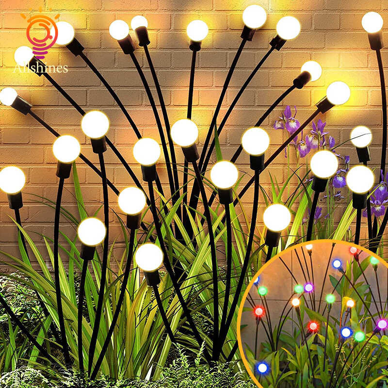 LED Solar Firefly Pathway Sway pamamagitan Wind Lights labas ng ...