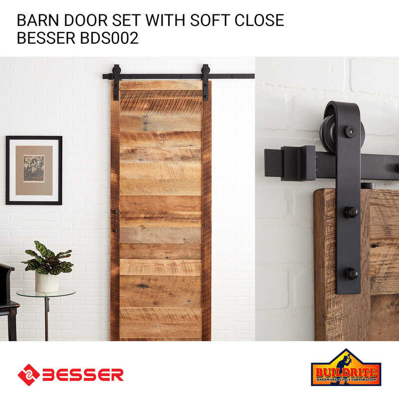 Sliding Besser Barn Door Nism With Soft Close 2 Meter Rail Set (Bds002 ...