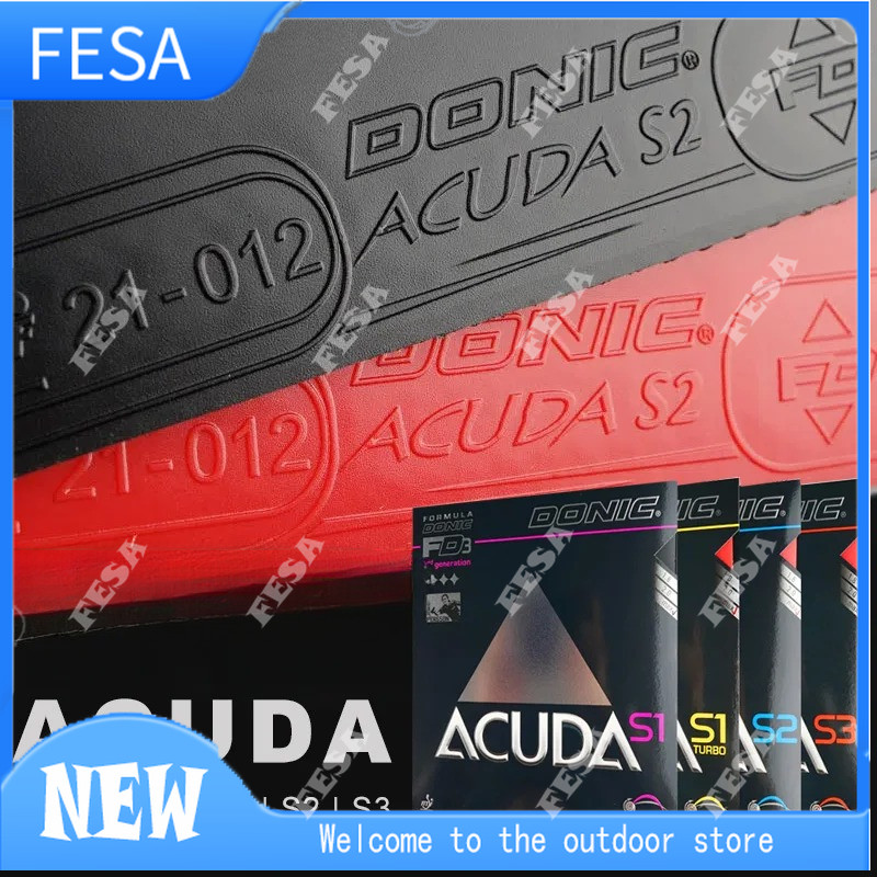 DONIC ACUDA S Series Table Tennis Rubber S1 Turbo S2 S3 Non-sticky Ping ...