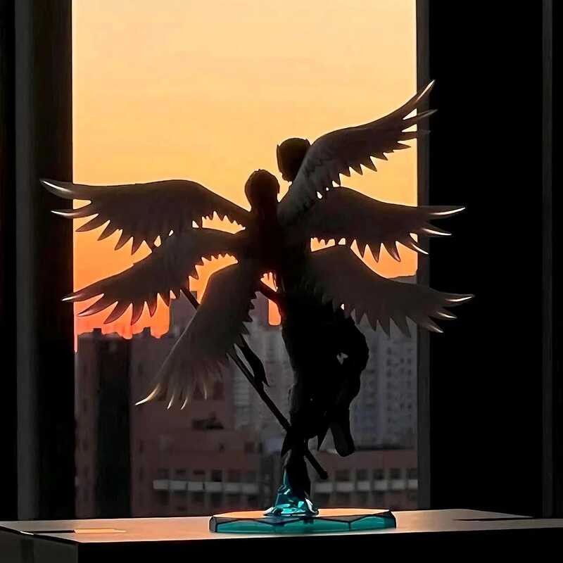 5 25Cm Anime Digimon Adventure Angemon Angewomon Figure 1/8 Takaishi ...