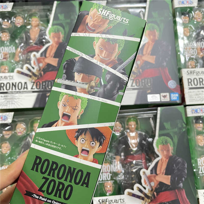 Original One Piece S.H.Figuarts Anime The Raid On Onigashima Roronoa ...