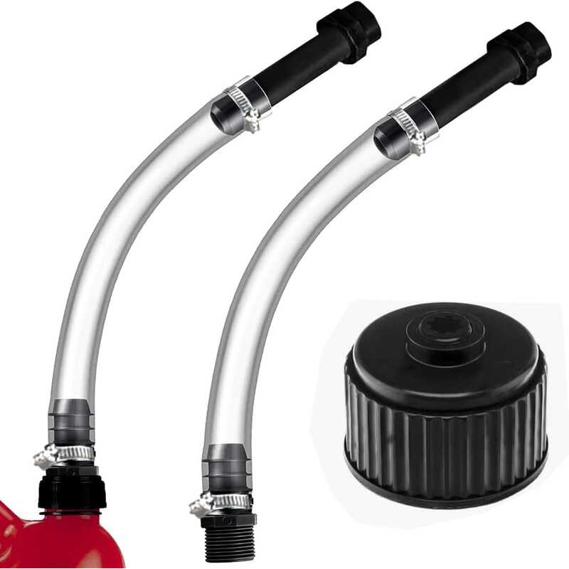 PRODUCTS KP KOOL Racing Filler Fuel Jug Utility - 15" Transparent Gas ...