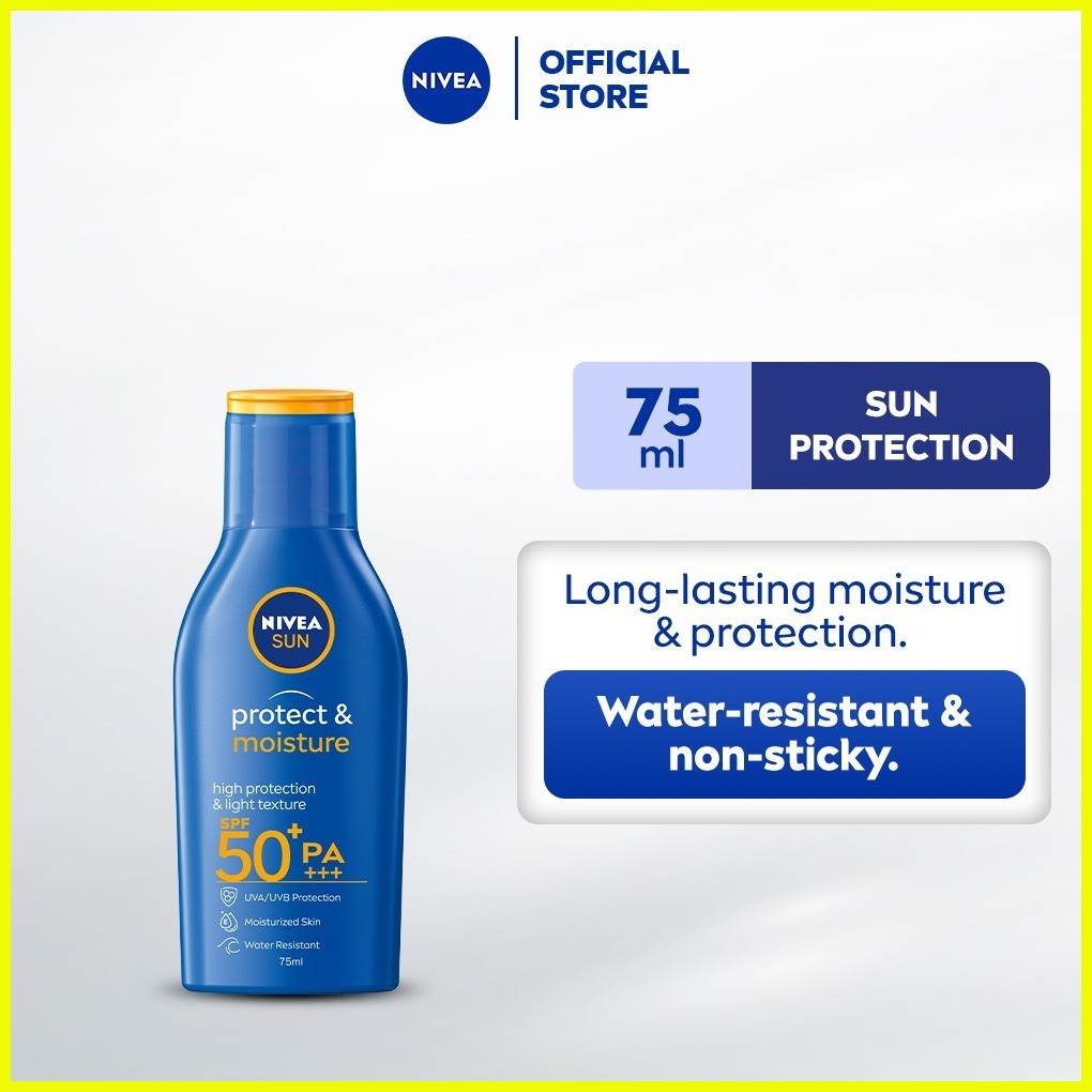๑ ♈ NIVEA Sun Protect & Moisture Sunblock Lotion with SPF 50, 75ml ...