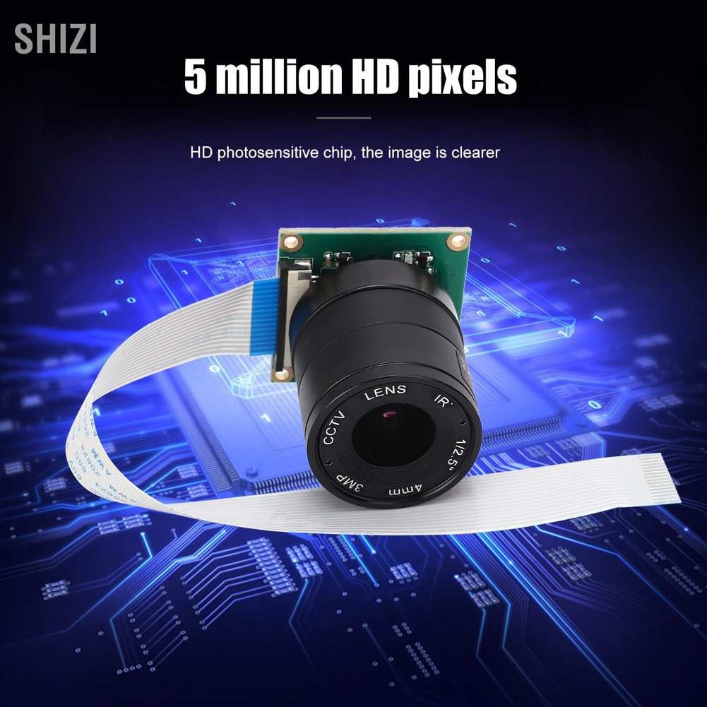 Green Camera Module for Raspberry Pi 4 3B Hdmi 1080P Large Lens 5Mp ...