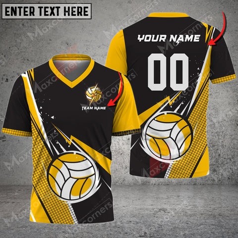 【Free Custom Name & Number】Volleyball Sublimation T Shirt New Design 2024 VOLLEYBALL FULLY ...