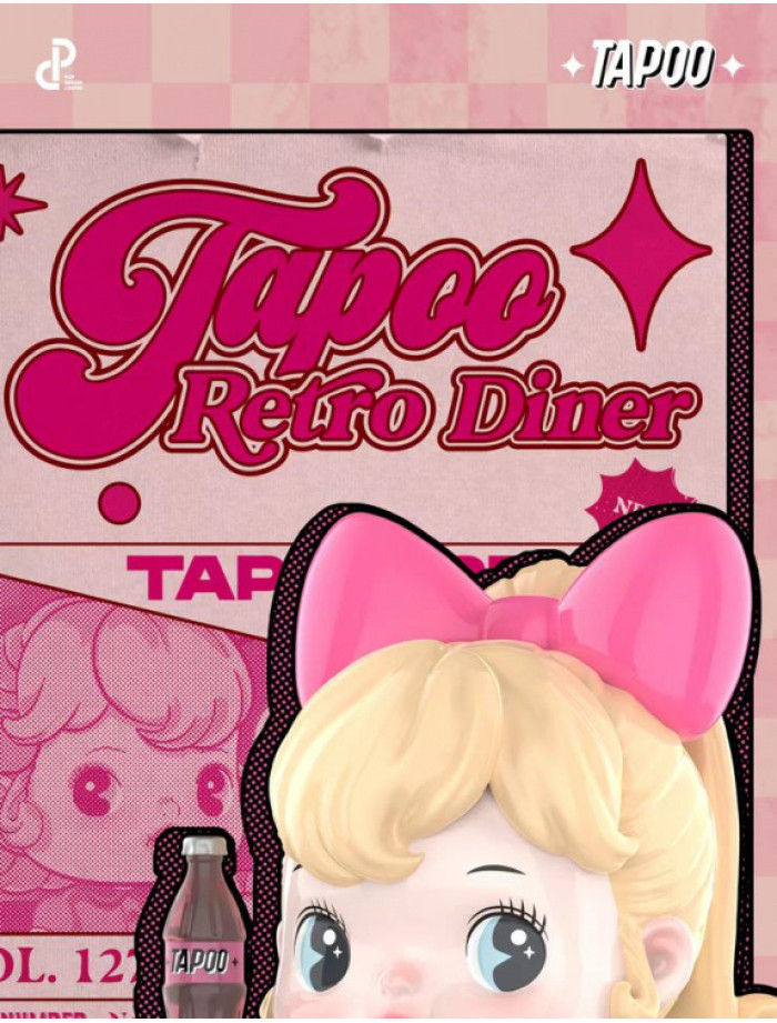 POPMART TAPOO Retro Diner Series Blind Box Figures Pop Mart Official ...