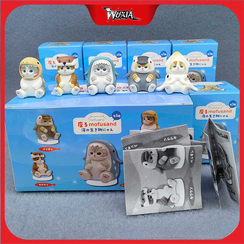Mofuseands Action Cat Figure Cos Horned Hammerhead Shark Kawaii ...
