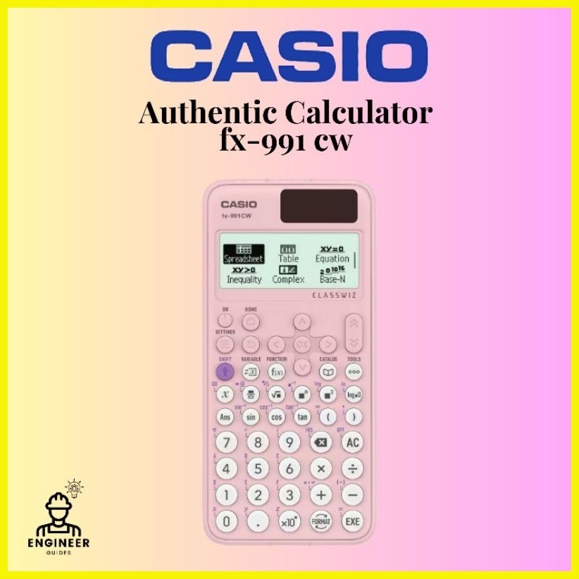 ♨ Casio fx-991cw Black and Pink Scientific Calculator | Shopee Philippines