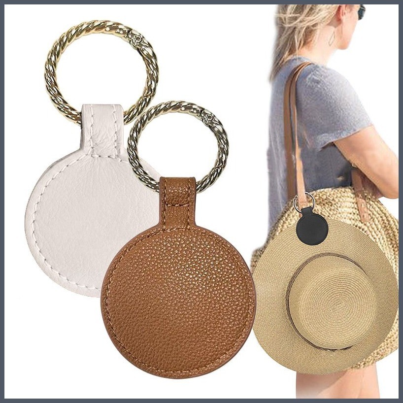 Travel Hat Keeper Cilps Magnetic Hat Bag Clips PU Leather | Shopee ...